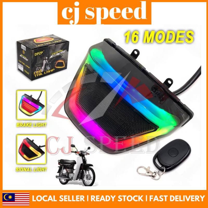 HONDA EX5 HIGH POWER / EX5DREAM DREAM Tail Lamp LED RGB Rainbow Lampu ...