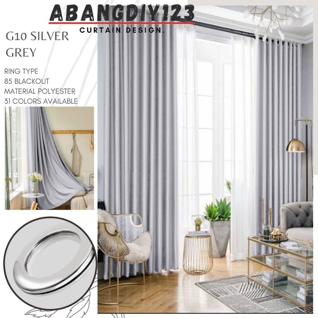 G10 Ready Made Curtain!!! Siap Jahit Langsir,Langsir RAYA Kain Tebal ...