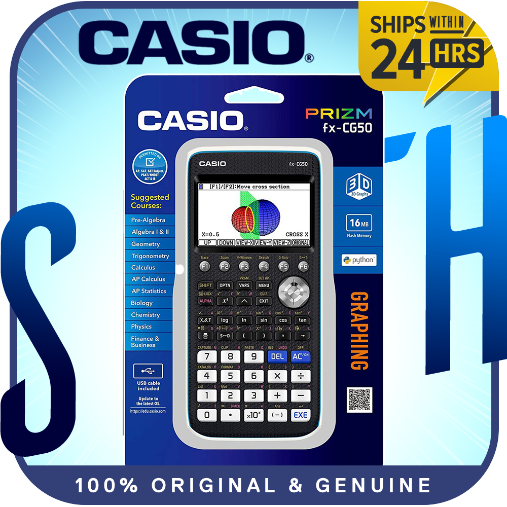 GENUINE CASIO PRIZM FX-CG50 Color Graphing Calculator | Shopee Malaysia