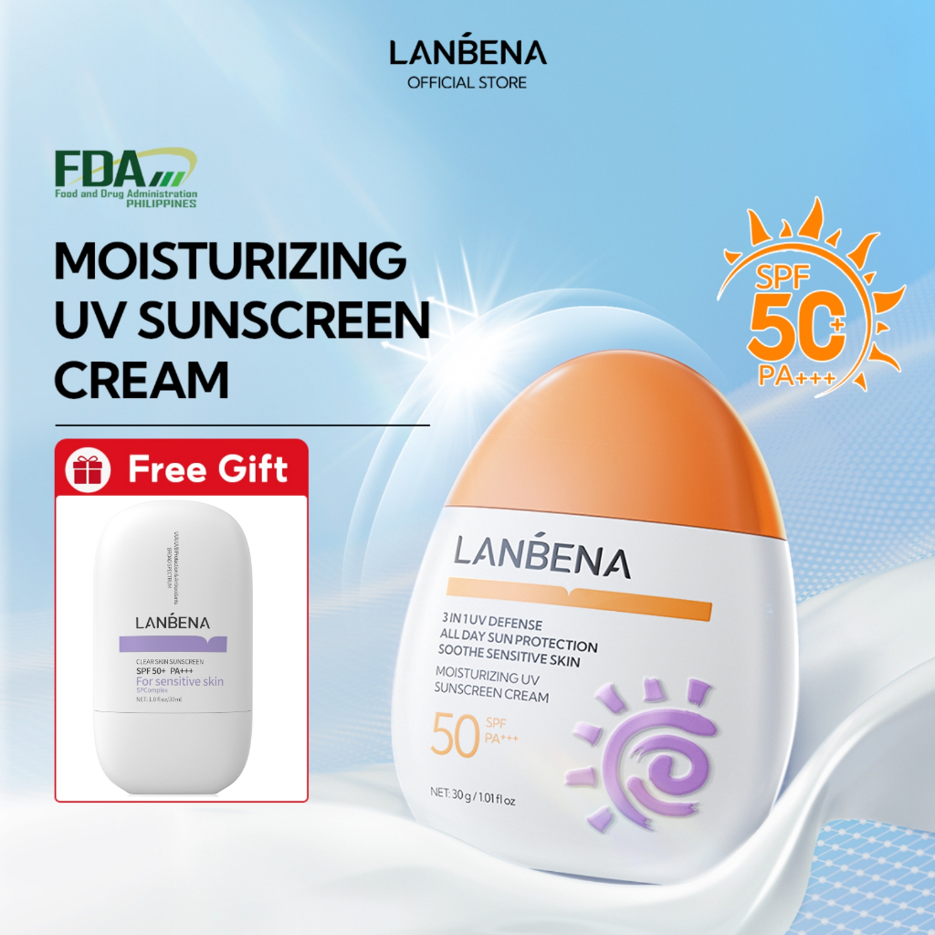 BUY 1 TAKE 1 】Lanbena UV Light Skin Sunscreen SPF50+ PA++ (30g ...