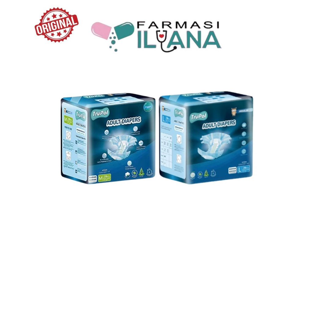 TRUPAL ADULT DIAPERS PREMIUM NIGHT (M,L) | Shopee Malaysia