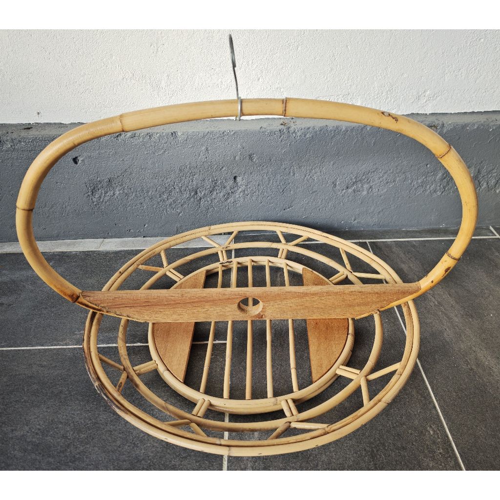 (1 rotan special) sangkar burung sangkar layang rattan bird cage ...