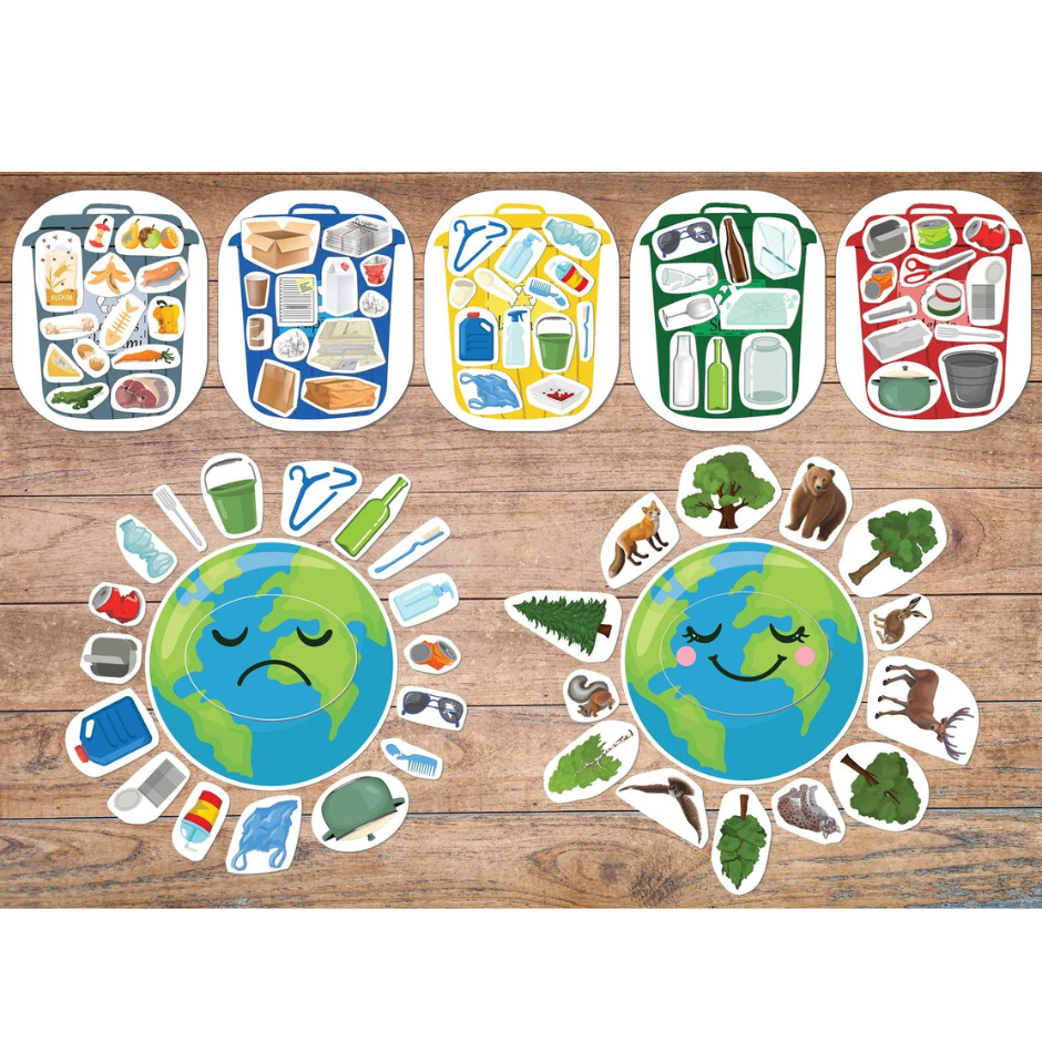 [Z7 HANDMADE] – Waste Sorting Busy Book / preschool kindergarten ...