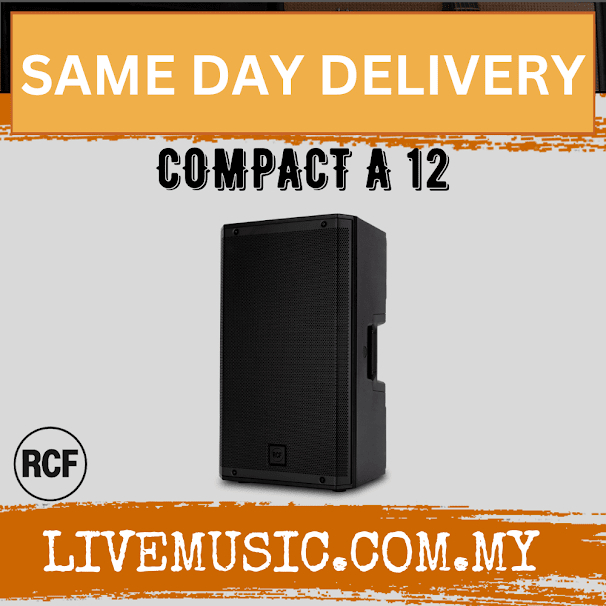 RCF COMPACT A 12 TWO-WAY PROFESSIONAL SPEAKER ( COMPACTA12 / COMPACT ...