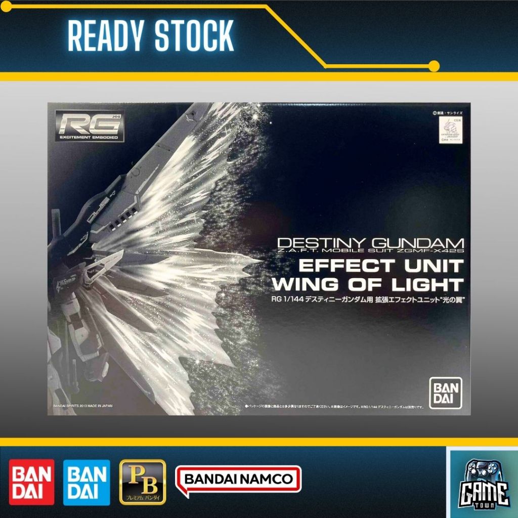 Premium Bandai RG 1/144 Expansion Effect Unit "Lightning Wing" for RG ...