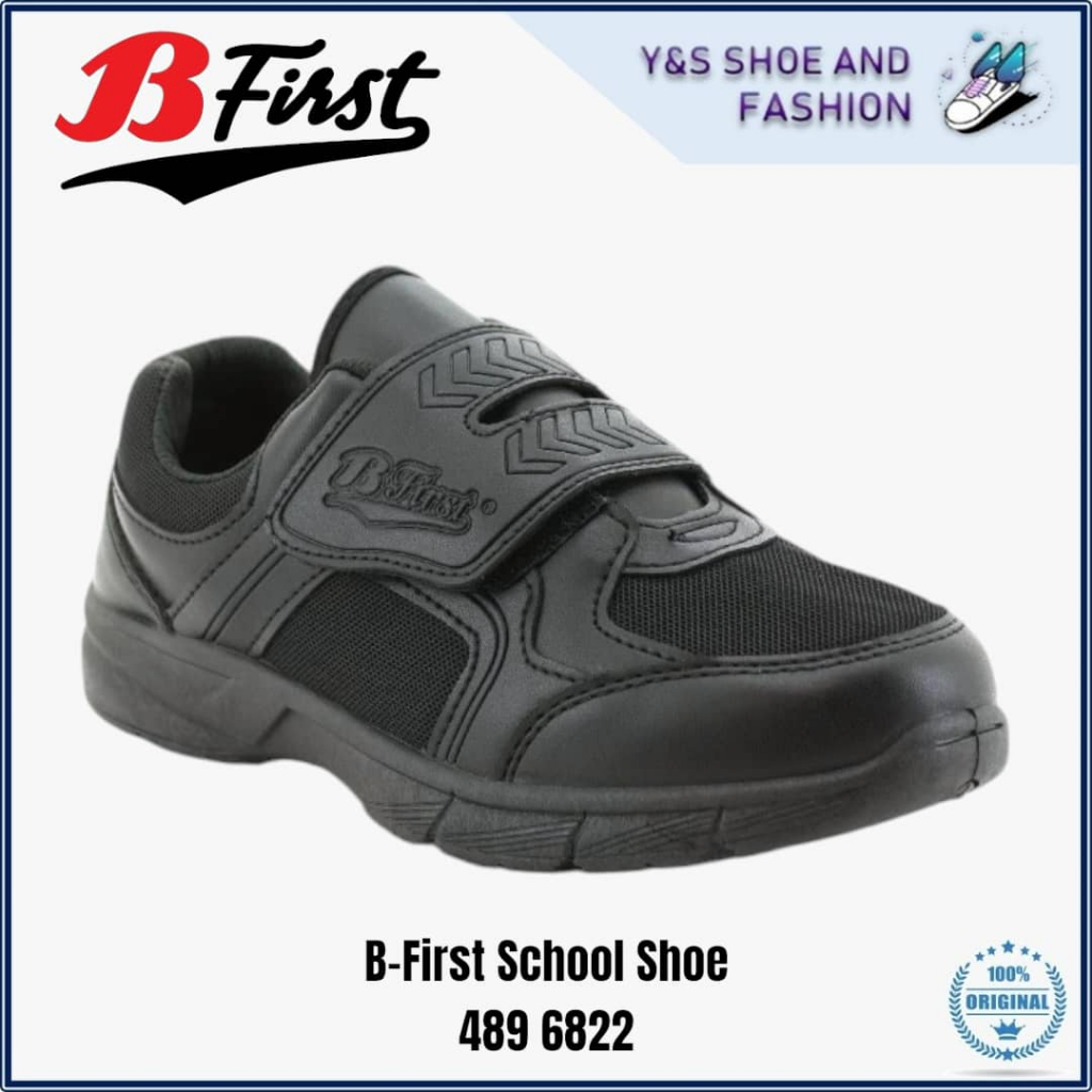 BATA B-First Boys Black School Shoes | Kasut Sekolah Bata Tahan Lasak ...