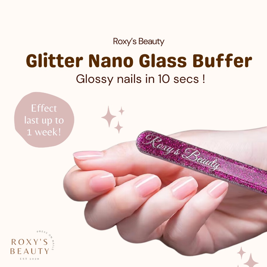 Pengilat Kuku – Roxy's Beauty Glitter Glass Nail Buffer | High Quality ...