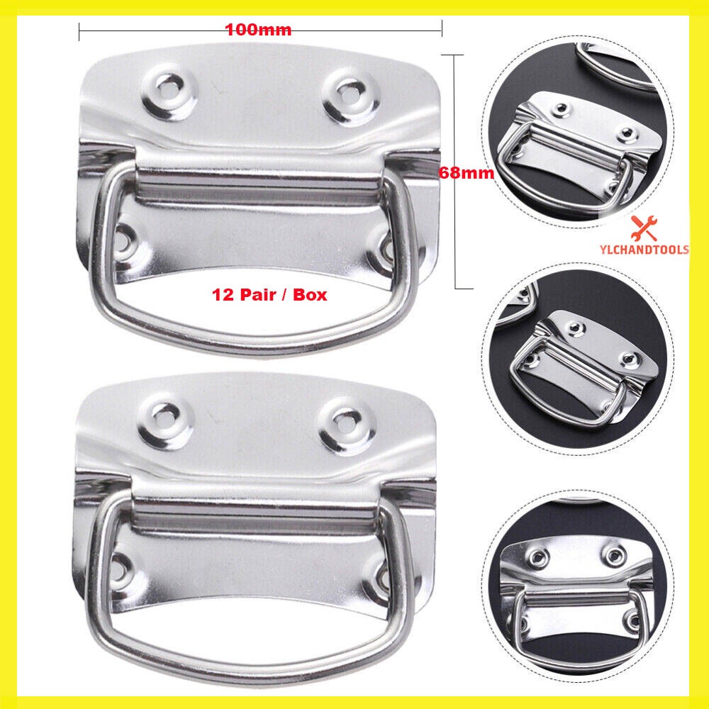 Metal Box Handle Chrome Plated Pull Handles for toolbox lifting chest ...
