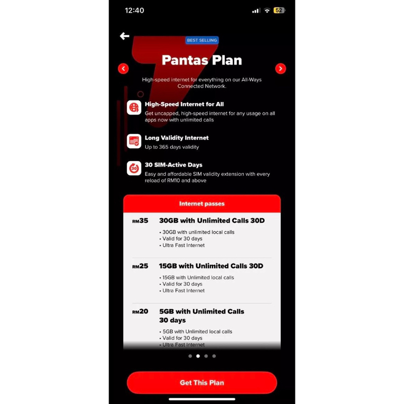 Hotlink Pantas prepaid kekal 365 hari | Shopee Malaysia