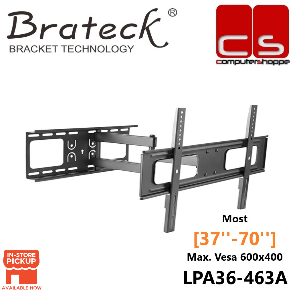 Brateck Slim Articulating Full-Motion TV Wall Mount - LPA36-463A ...
