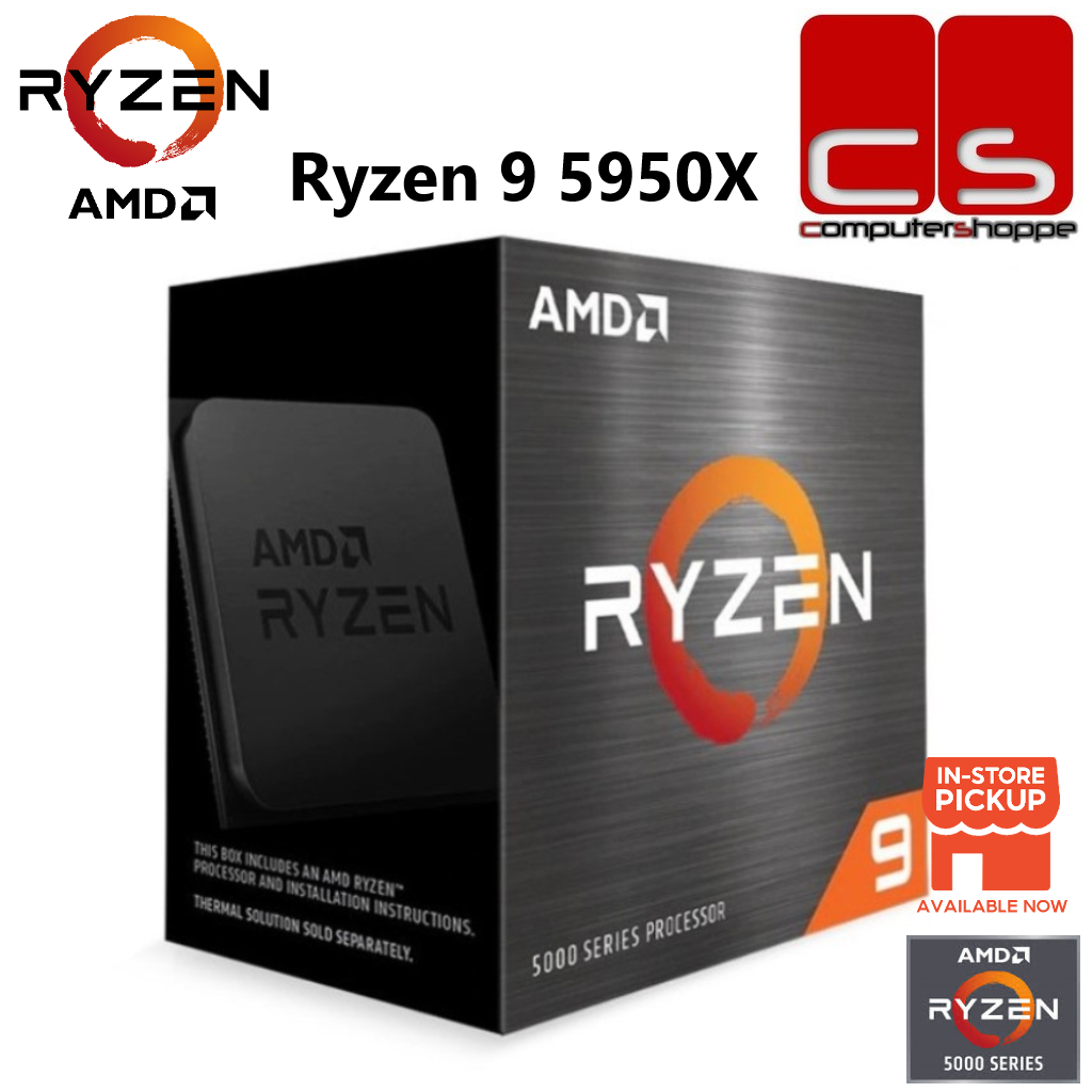 AMD Ryzen 9 5950X 16 Core 32 Thread Desktop Processors | Shopee Malaysia