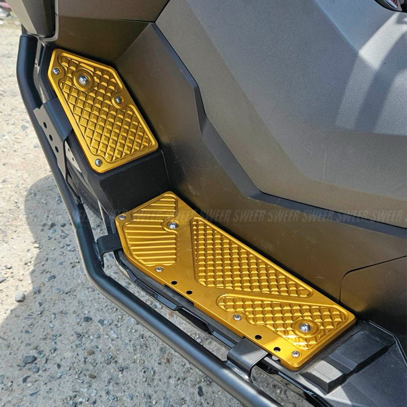 Honda ADV 350 ADV350 Carpet Floorboard Motorcycle CNC Aluminum Footrest ...