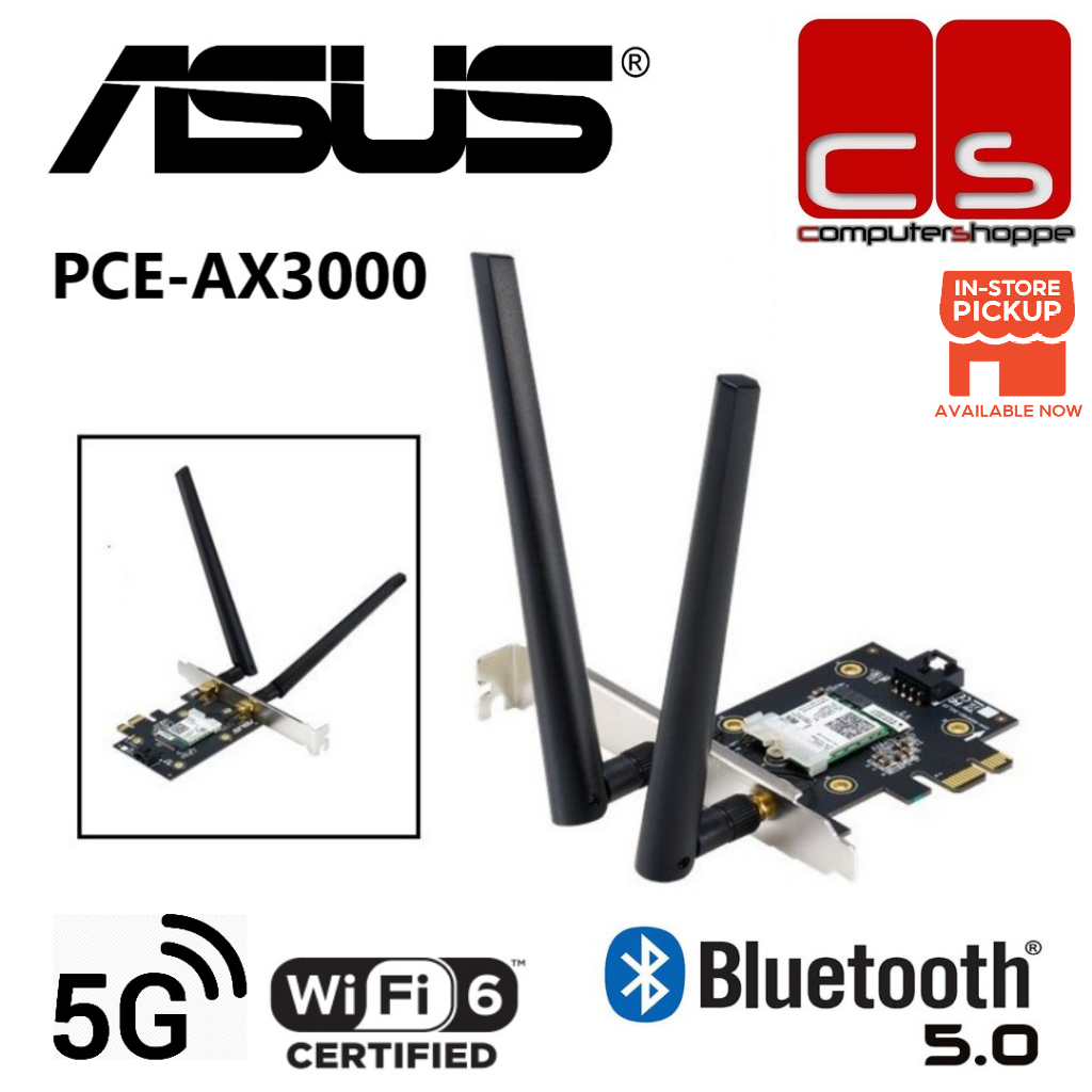 ASUS AX3000 Dual Band PCI-E WiFi 6 Internal WIFI card (Bulk Pack ...