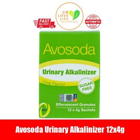 Exp04/26 Avosoda Urinary Alkalinizer 12 sachets 4g | Shopee Malaysia