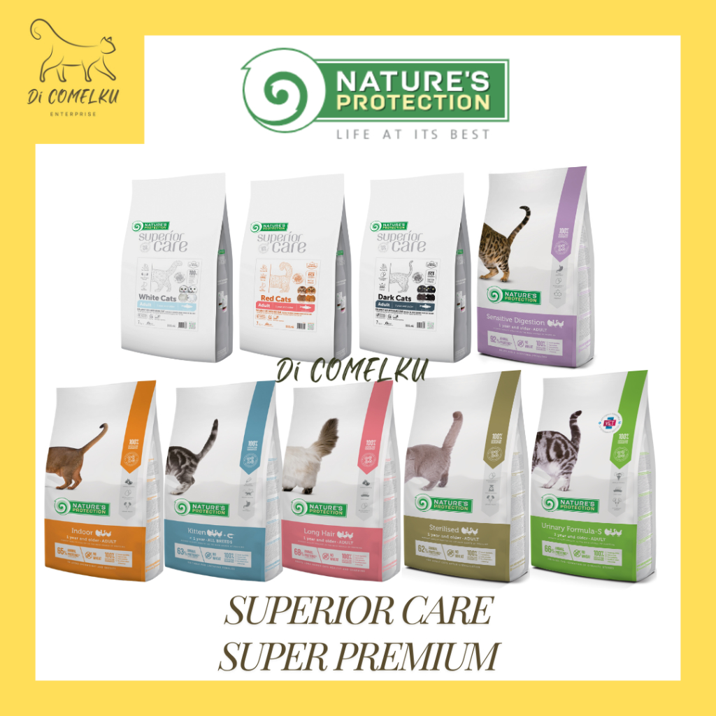 [CLEARANCE] NP Nature's Protection Cat Food Superior Care 1.5kg / Super ...