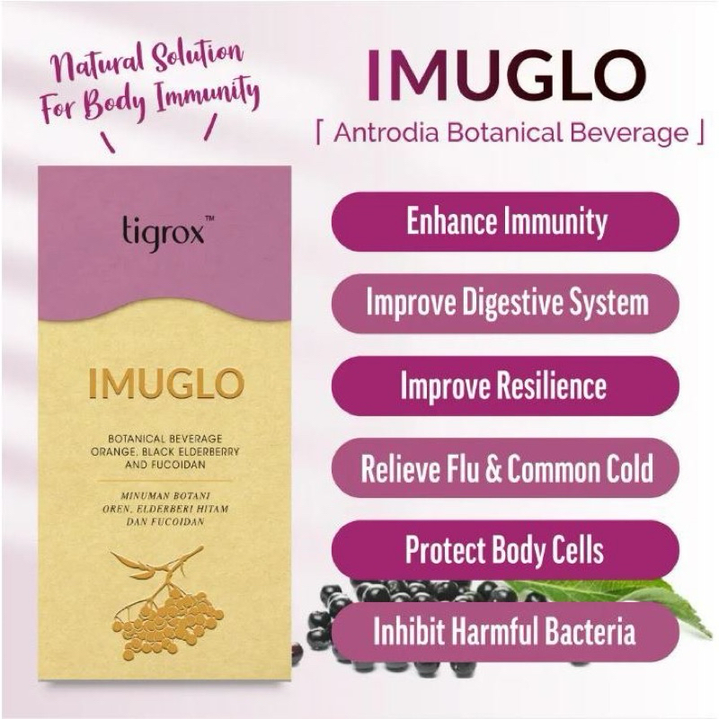 Ready Stock | Tigrox Imuglo 100% Original 20 sachets | Shopee Malaysia
