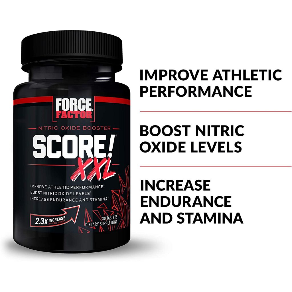 Force Factor Score! XXL Nitric Oxide Booster for Men with L-Citrulline ...