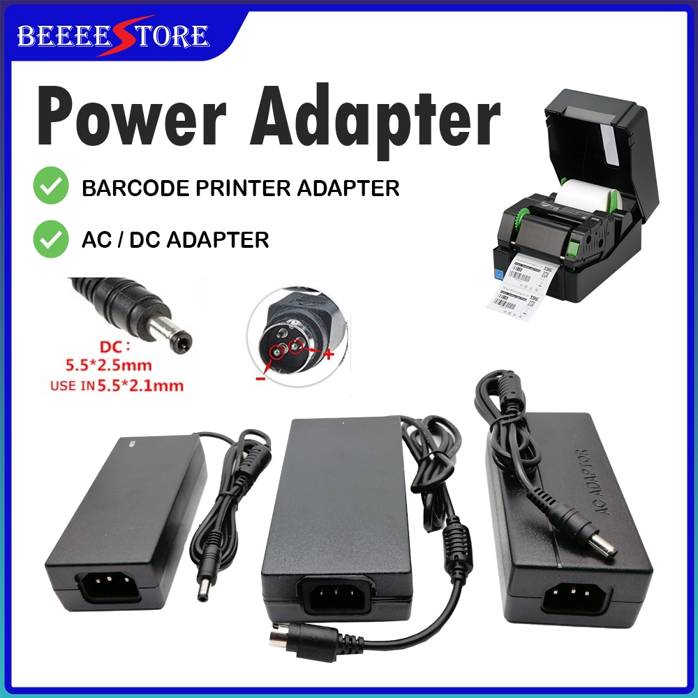 2A 3A Power Adapter for Barcode Printer Thermal Printer Power Supply ...