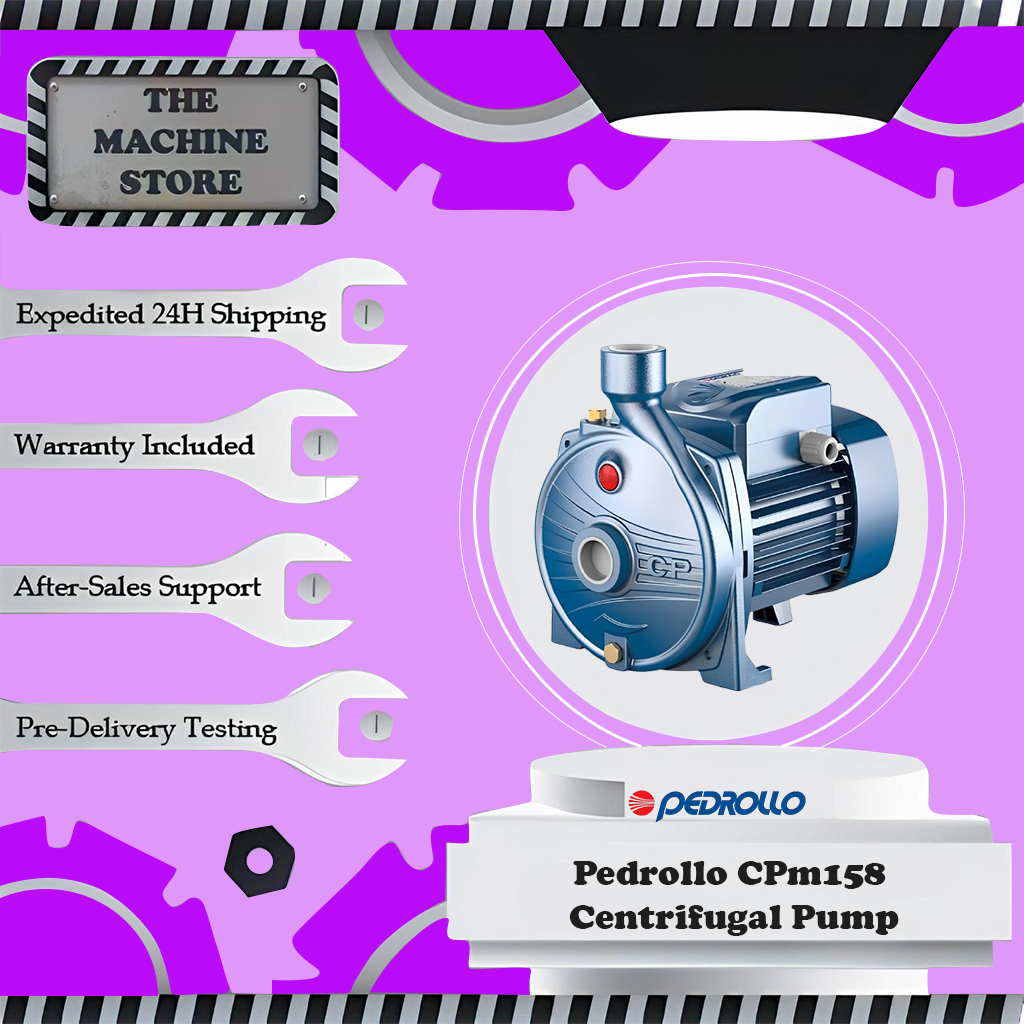 MADE IN ITALY ORIGINAL PEDROLLO CPm158 CENTRIFUGAL PUMP 1HP/240V 0.75kW ...