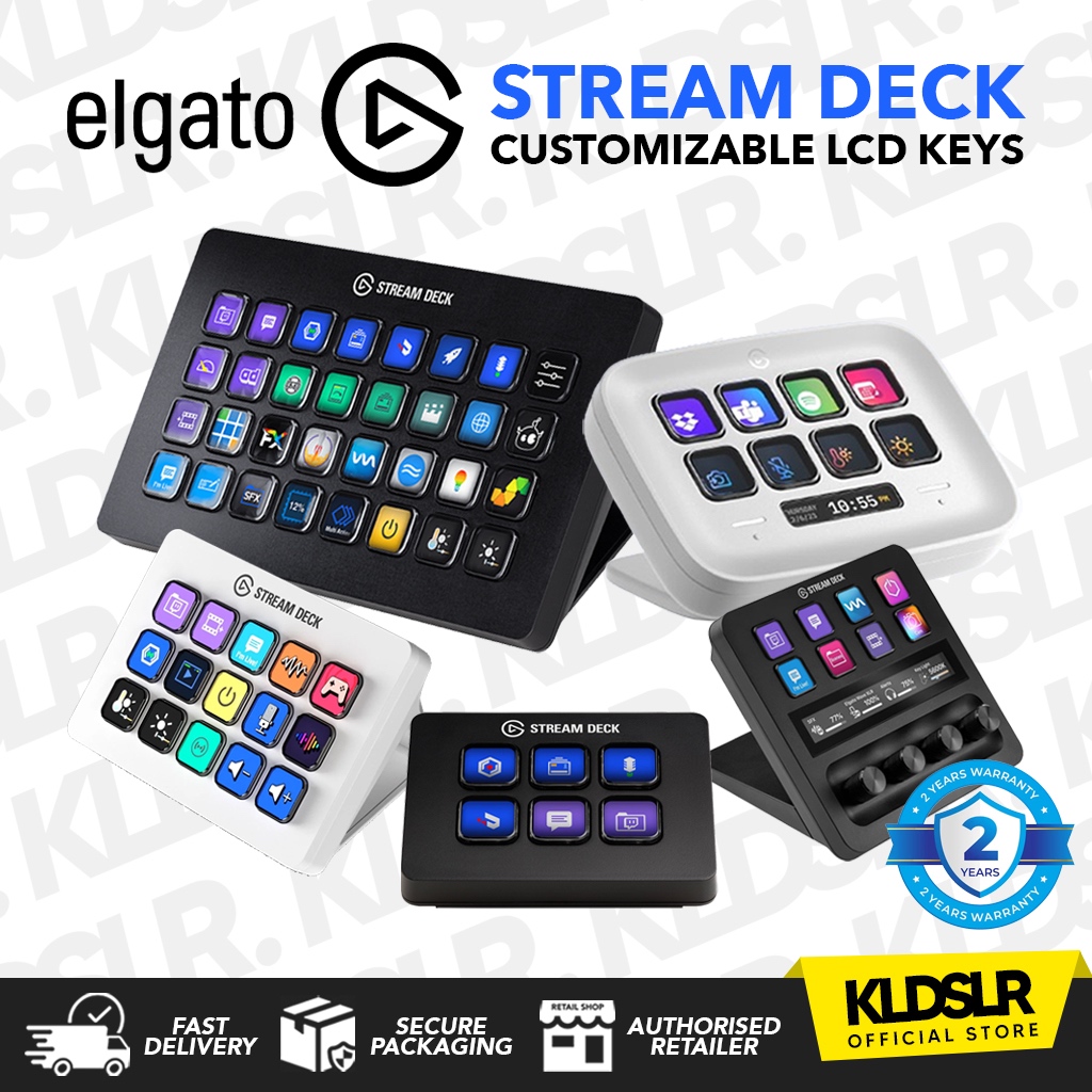 Elgato Stream Deck Series 6 8 15 32 Lcd Keys Streaming Content Controller Stream Deck Neo