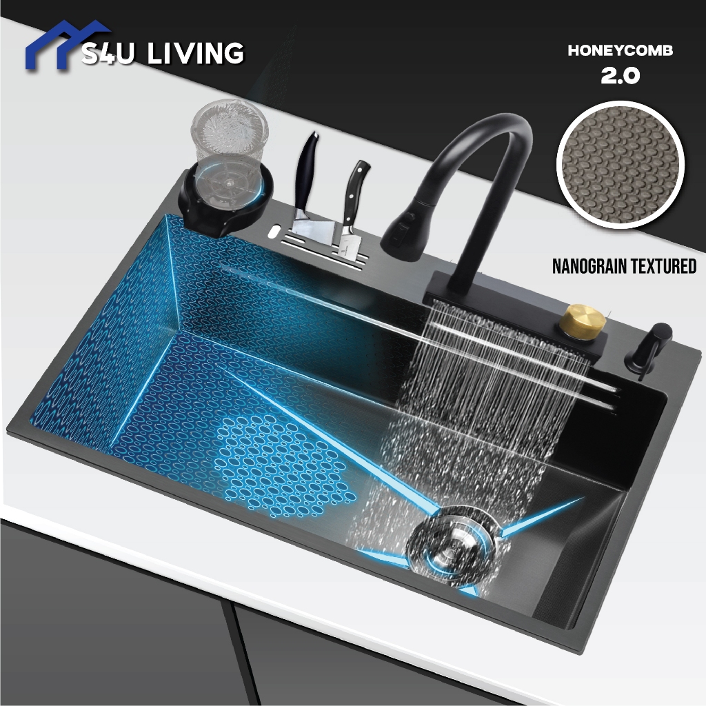 HONEYCOMB 2.0 Stainless Steel 304 Sinki dapur multifunction sink ...