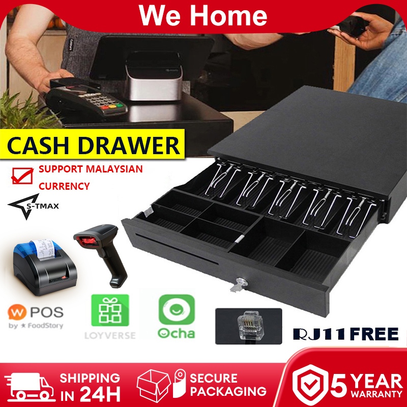 Cash Box Safety Box Drawer Money Drawer Loyverse POS Cash Box With Lock ...