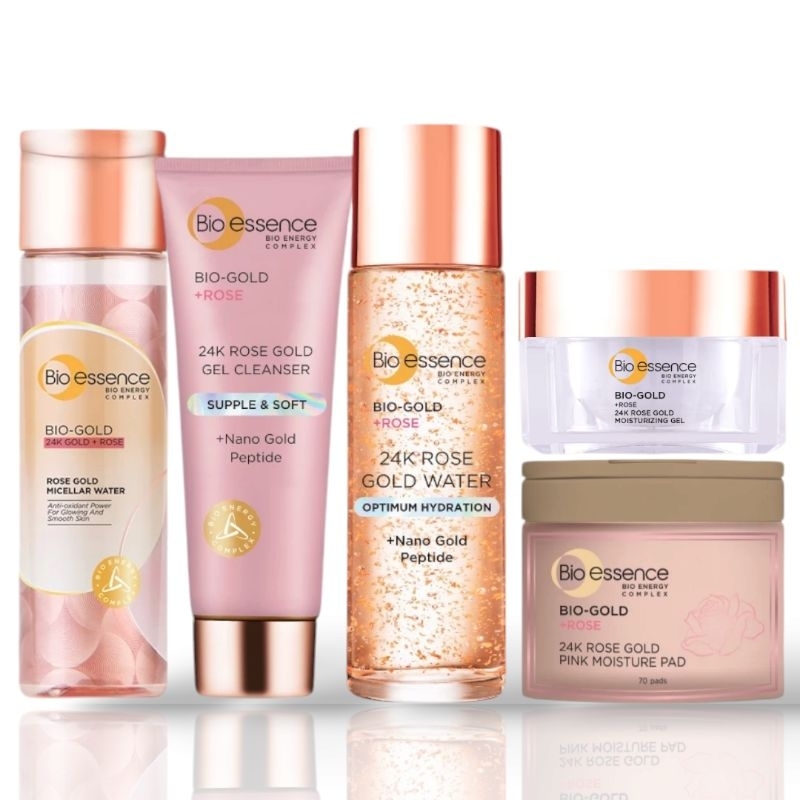 Bio-Essence Bio-Gold Rose Gold Micellar Water/Cleanser /Rose Gold Water ...