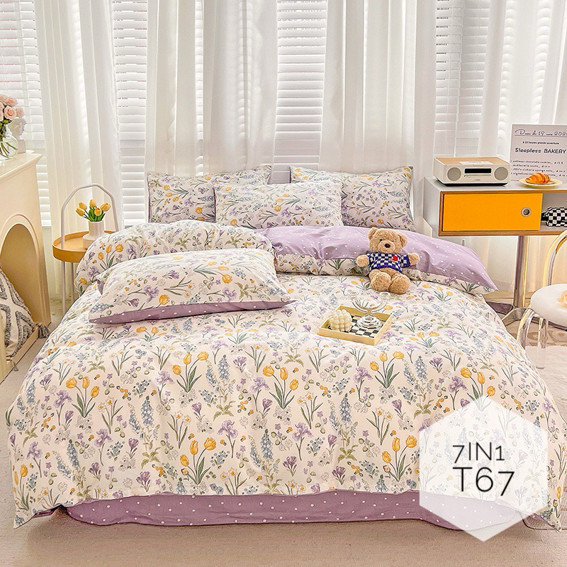 #2 SET CADAR WITH COMFOFTER 6IN1 & 7IN1( QUEEN FIT TO KING ) | Shopee ...