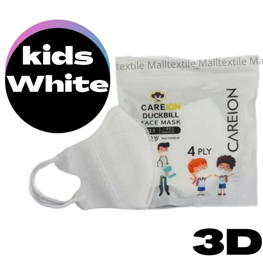 [3-12 Years Old] 3D KIDS budak Duckbill Alkindo Face Mask (10Pcs/Pack ...