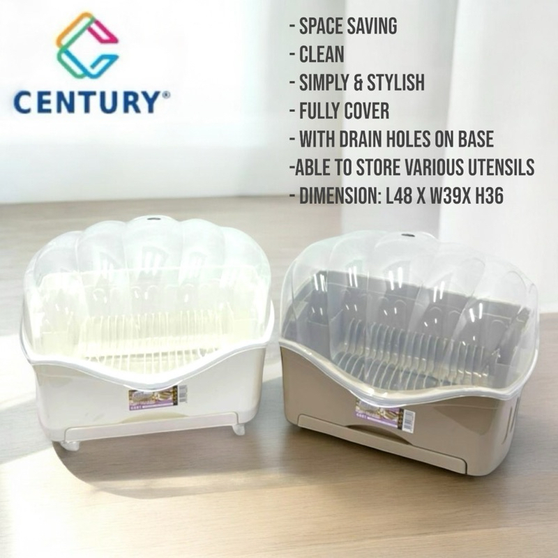 Ready Stock🔥 6881 Century Kitchen Disk Rak With Cover/ Tempat Letak ...