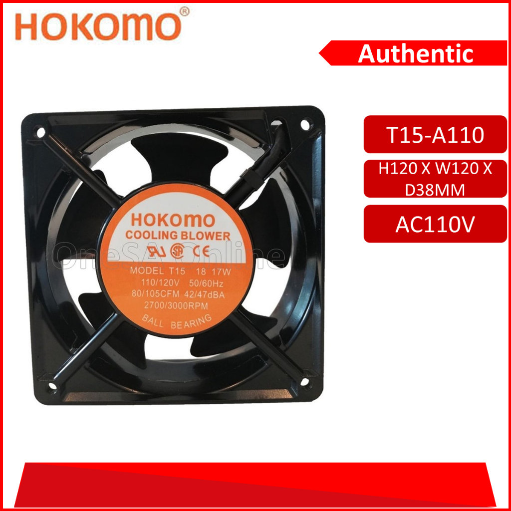 HOKOMO COOLING BLOWER FAN,4" 110VAC BALL BEARING(T15-A110) | Shopee Malaysia