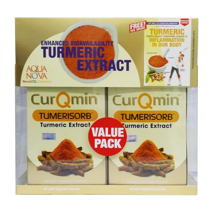 Live Well CurQmin Turmeric Extract ( 2 x 60 Vege Caps ) | Shopee Malaysia
