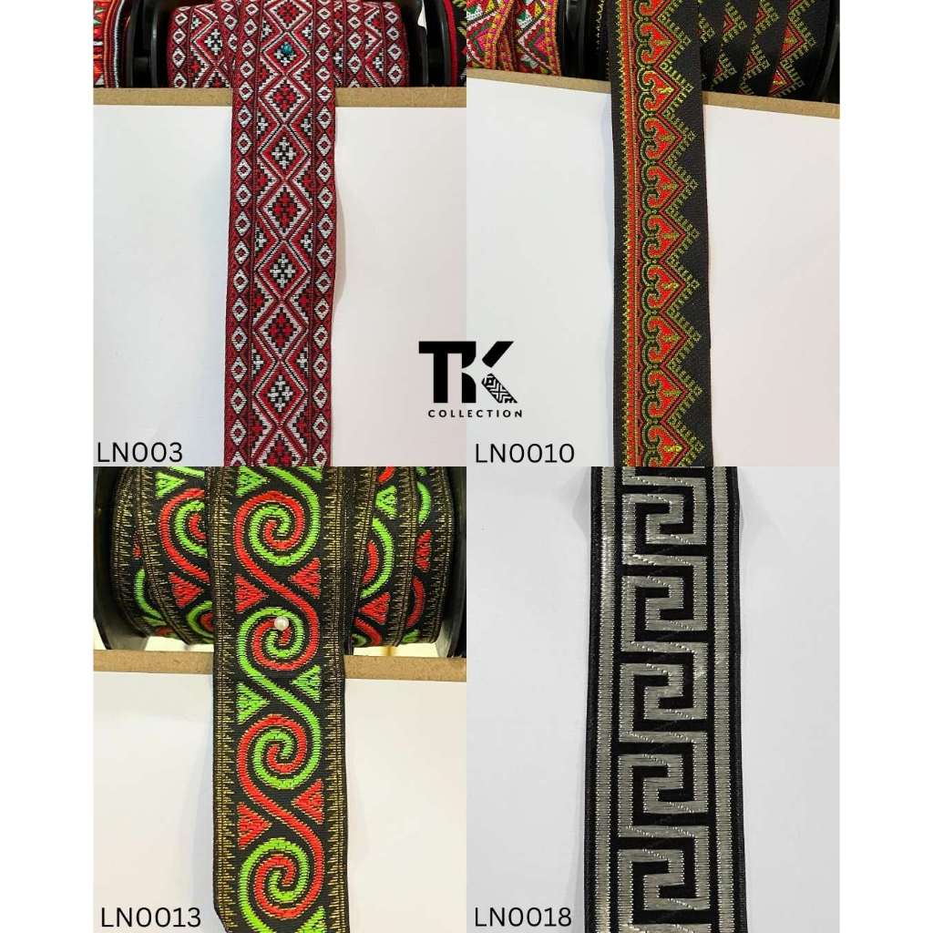 (1METER) LACE FOR TRADITIONAL CLOTHES LINANGKIT SABAH SARAWAK KADAZAN ...