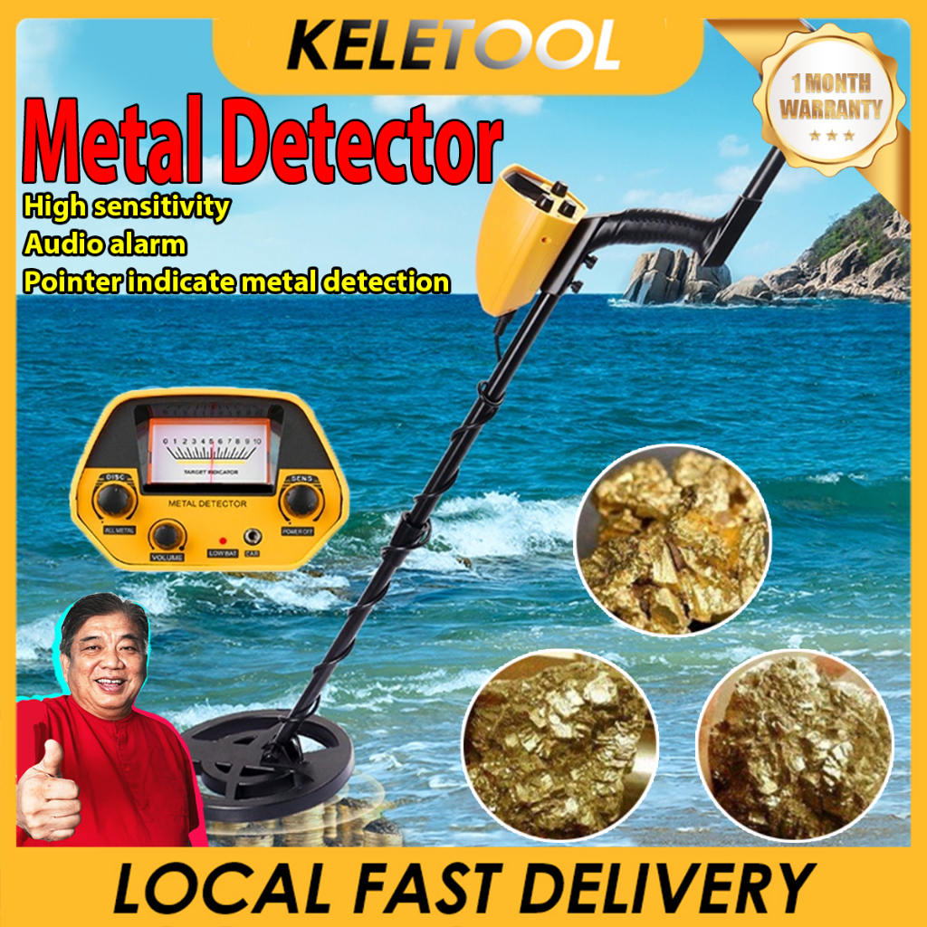 High Accuracy Pointer Mode Metal Detector Adults and Kids Underground ...