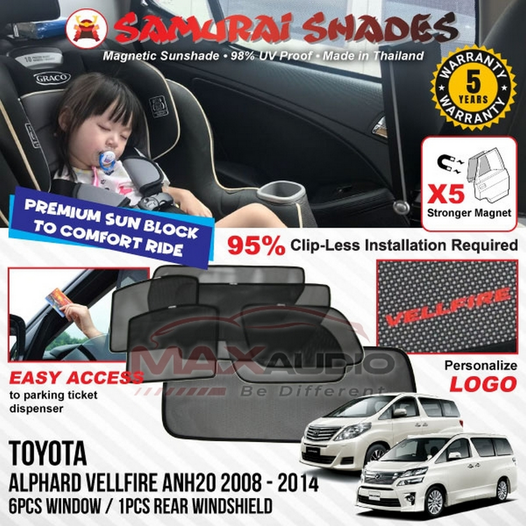 (5-Yrs Warranty) TOYOTA VELLFIRE ALPHARD ANH20 2008 - 2014 SAMURAI ...