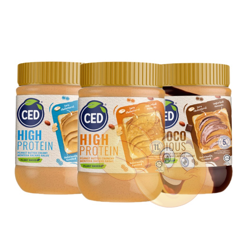 Ced Peanut Butter Crunchy/Creamy/Chocolate (500g) | Shopee Malaysia