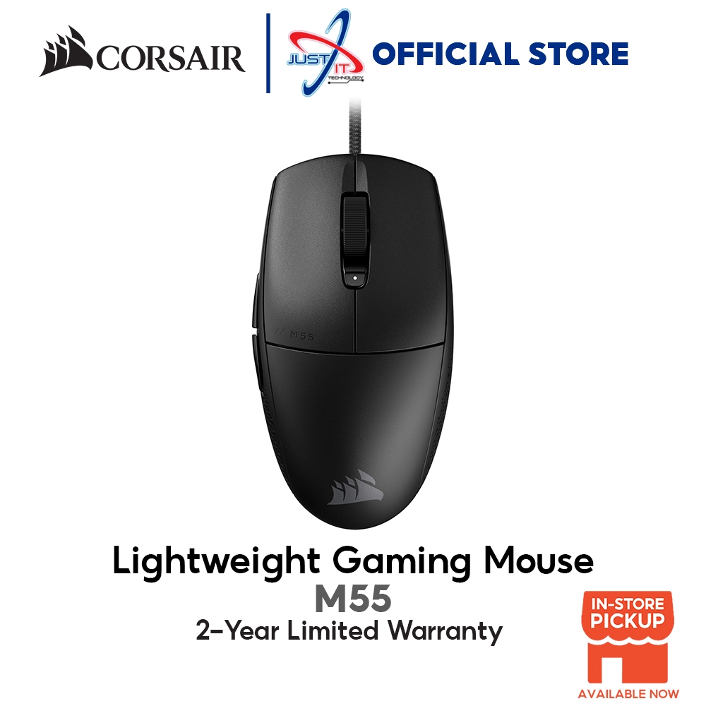 Corsair M55 Lightweight Gaming Mouse CH-930F000-AP | Shopee Malaysia
