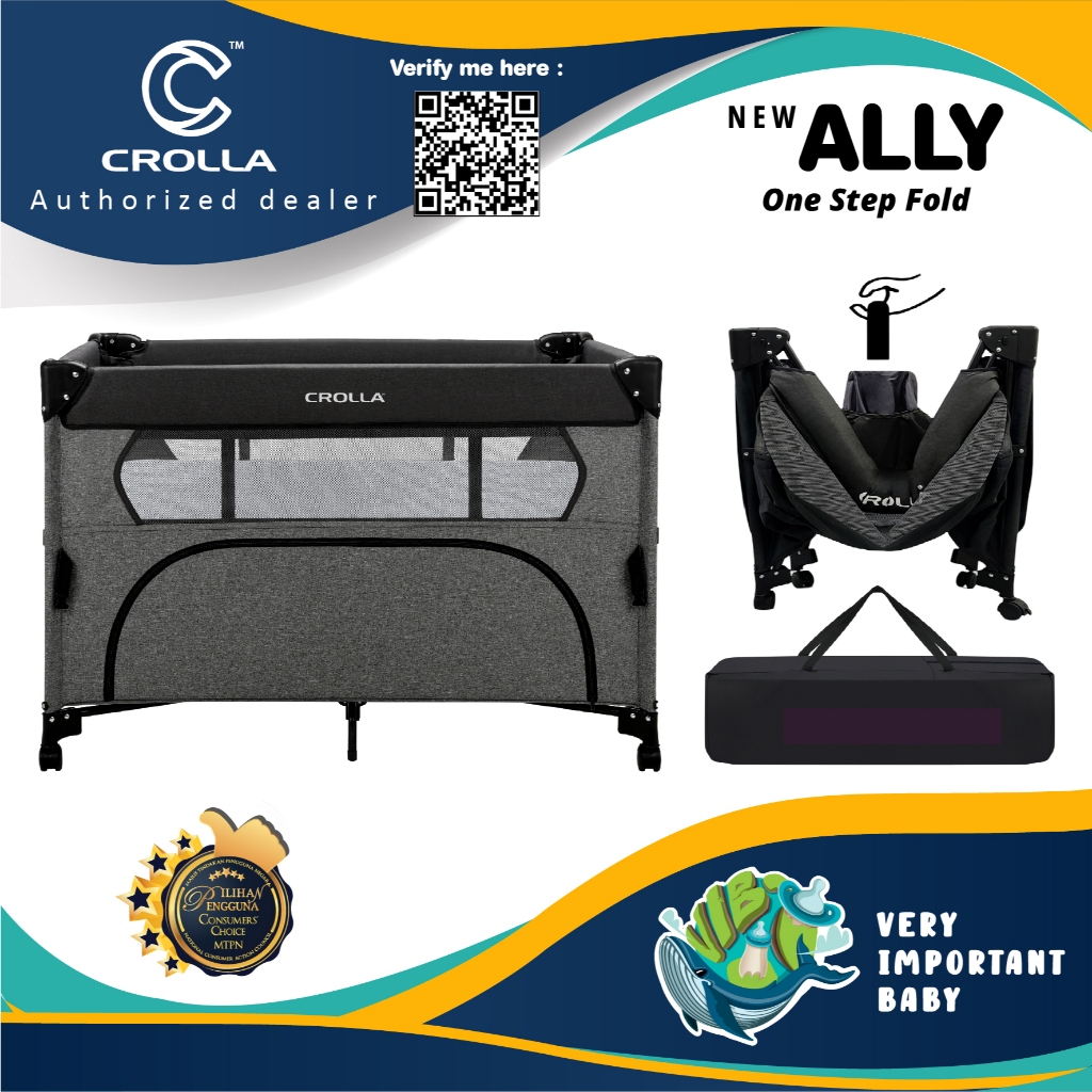 [10% CASHBACK + FREE SHIPPING WM] Crolla Ally Baby Playpen/Baby playpan ...