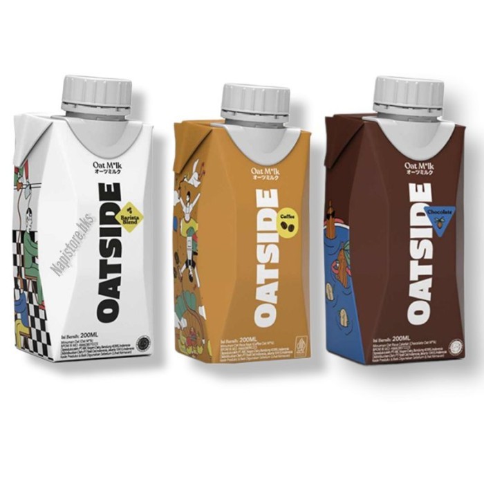 OATSIDE Oat Milk - Original, Chocolate & Coffee 200ml | Shopee Malaysia