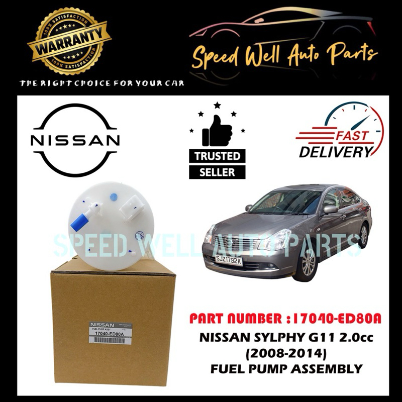 NISSAN SYLPHY G11 2.0cc FUEL PUMP ASSEMBLY (17040-ED80A) | Shopee Malaysia