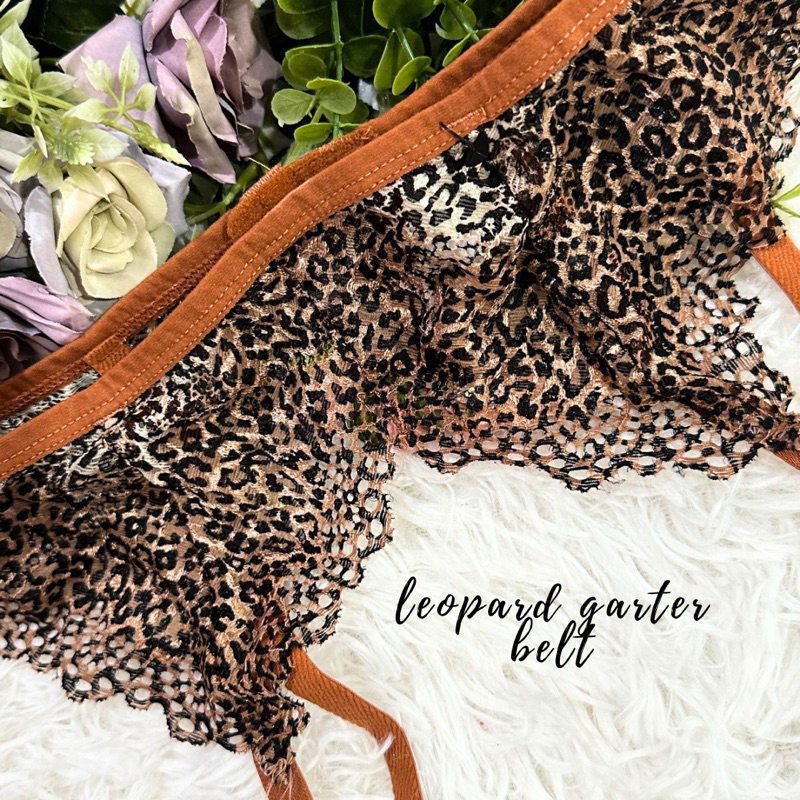 Sexy Lace Garter Belt Leopard Garter Belt Lingerie | Shopee Malaysia