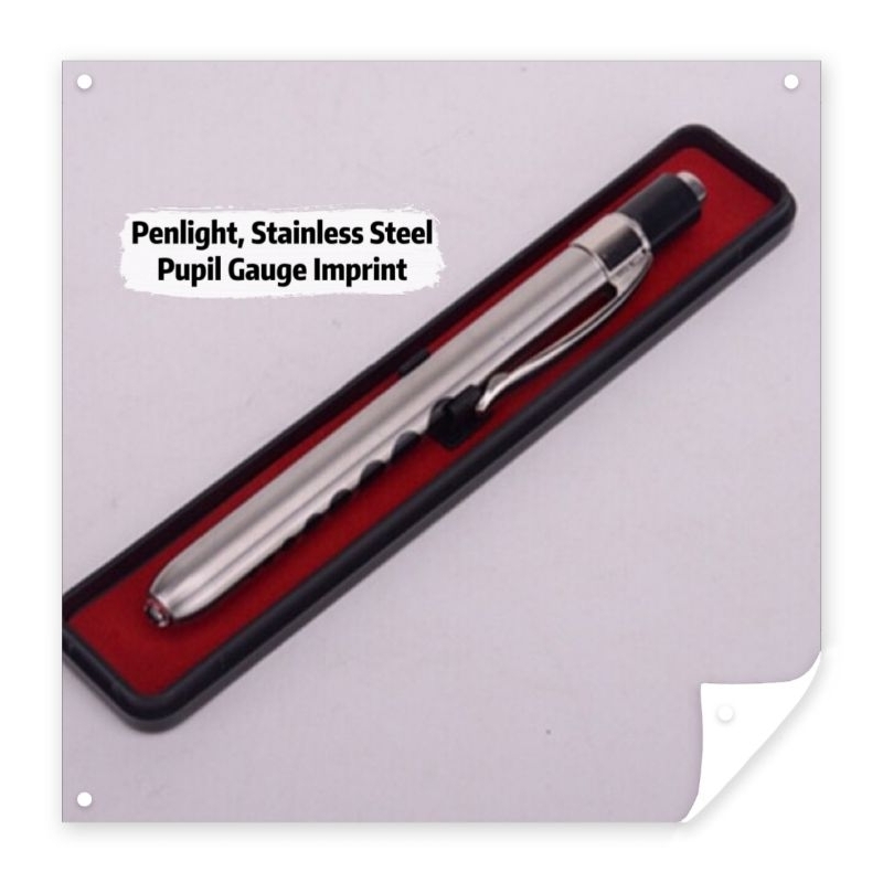 Penlight Pentorch Stainless Steel, Pupil Gauge Imprint | Shopee Malaysia