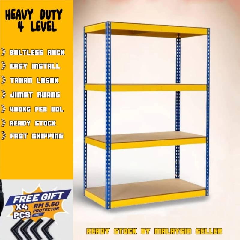 Livin Rack Boltless Rack Heavy Duty Rack Rak Besi Bertingkat Rak Dapur ...