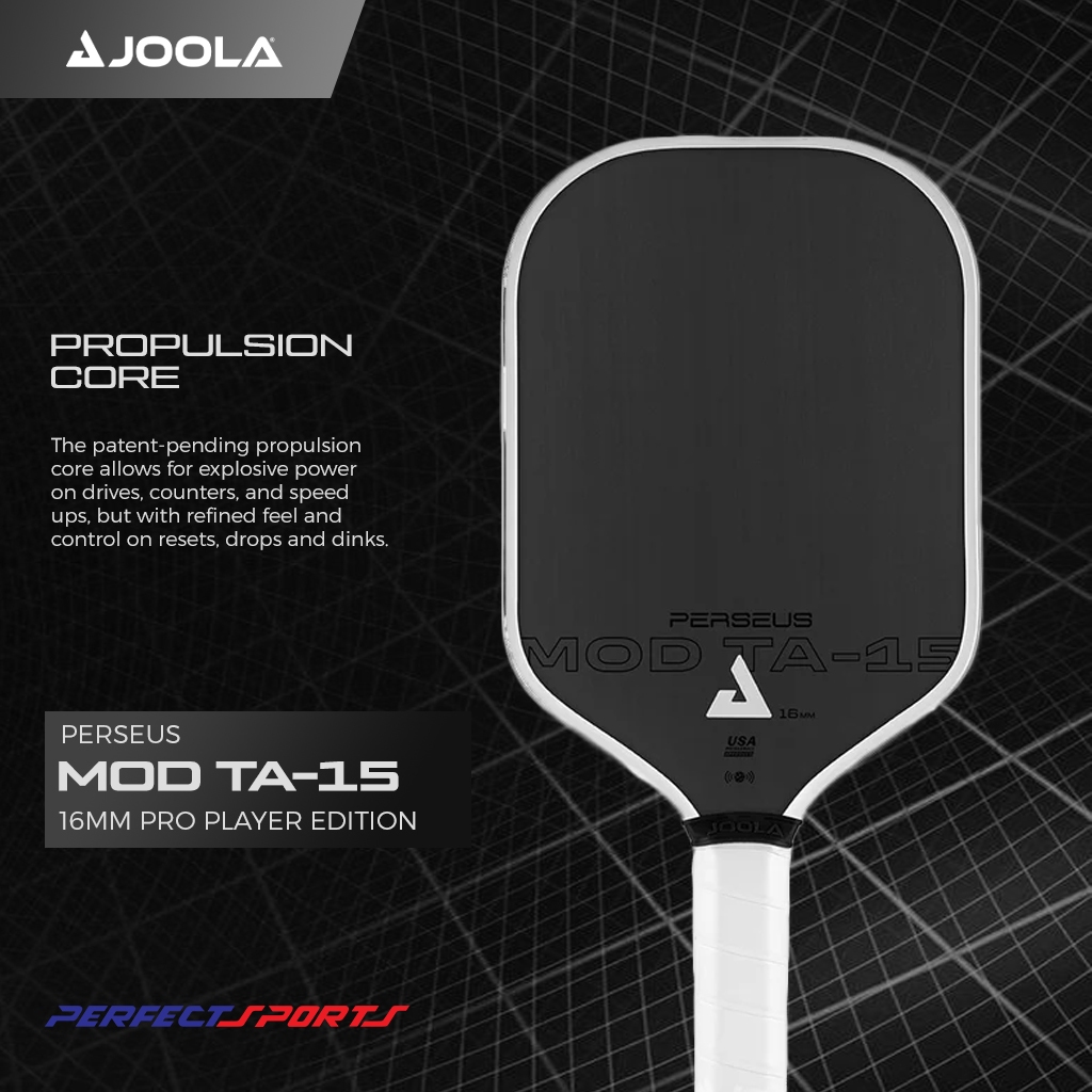 JOOLA Perseus 14mm Mod TA-15 Pro Player Edition PICKLEBALL PADDLE ...