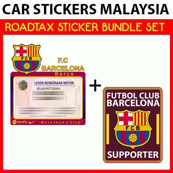 CSM Car Sticker - Barcelona set combo EP | Shopee Malaysia