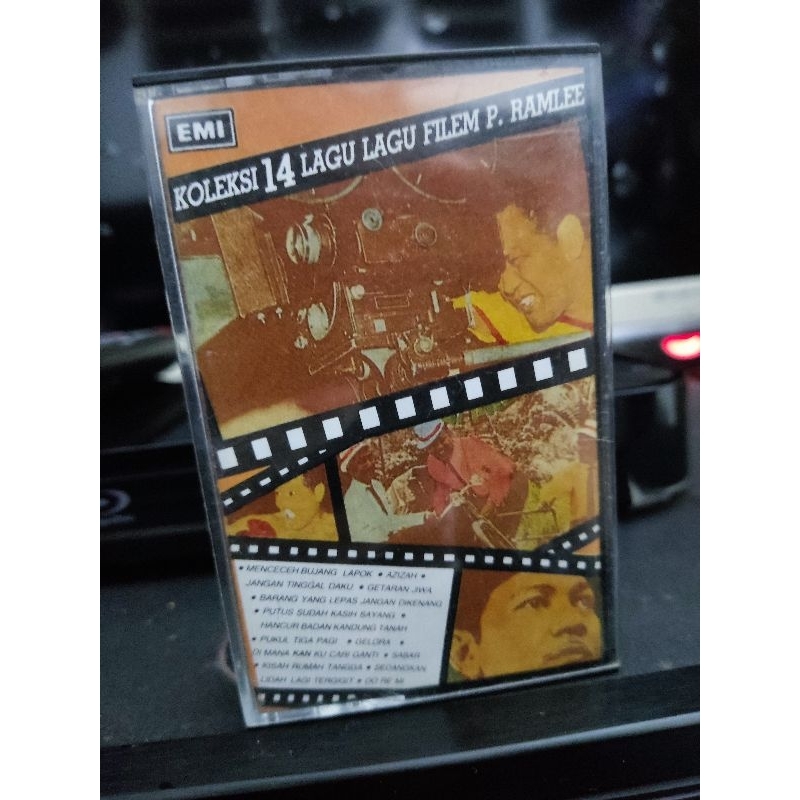 Kaset KOLEKSI 14 LAGU-LAGU FILEM P. RAMLEE original 1st press complete ...