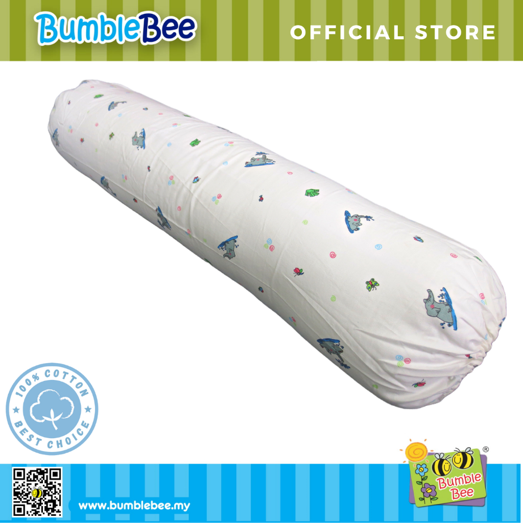Bumble Bee Kids/Toddler Bolster with Removable Cotton Cover - L Size ...