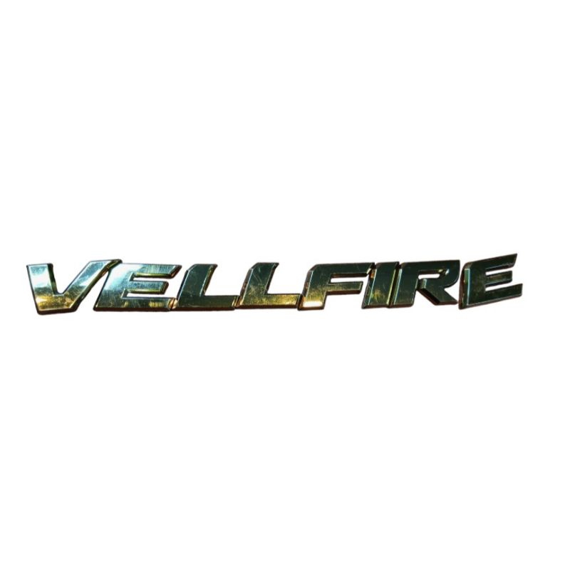 Original Japan (Used) Toyota Vellfire Emblem Logo Gold | Shopee Malaysia