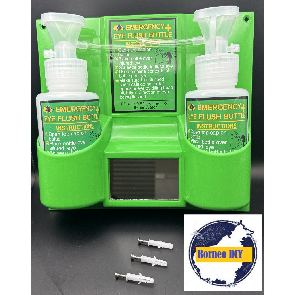 Eye Wash Bottle Station Rinse Eye Washer Eye Flusher Laboratory Wall ...