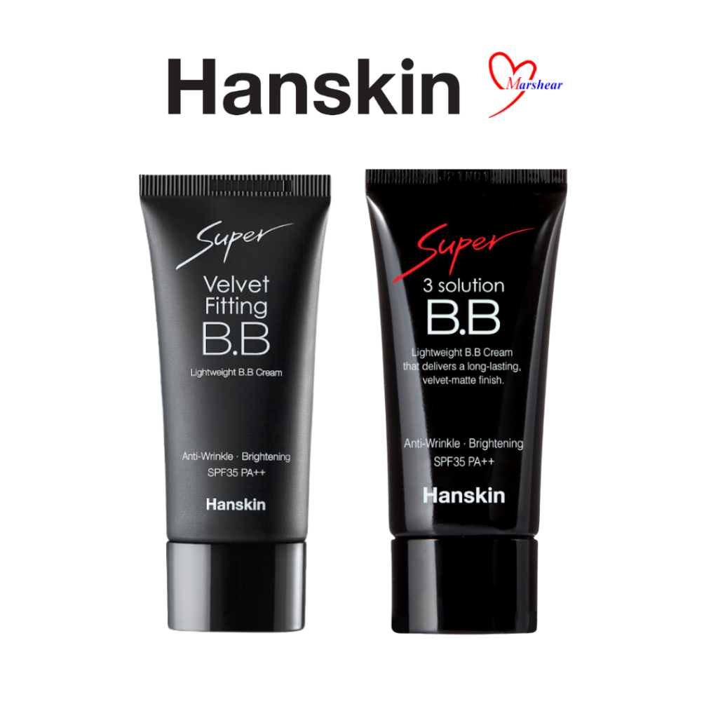Hanskin Super Velvet Fitting Lightweight BB Cream / Super 3 Solution ...